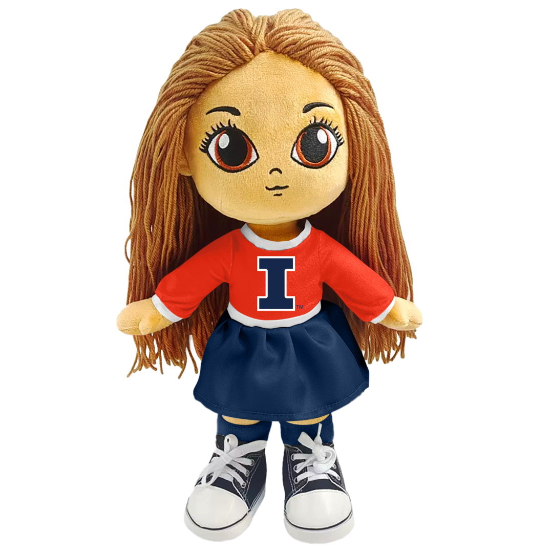University of Illinois 16" - Riley Doll by Alma Mater Daughter | All ...